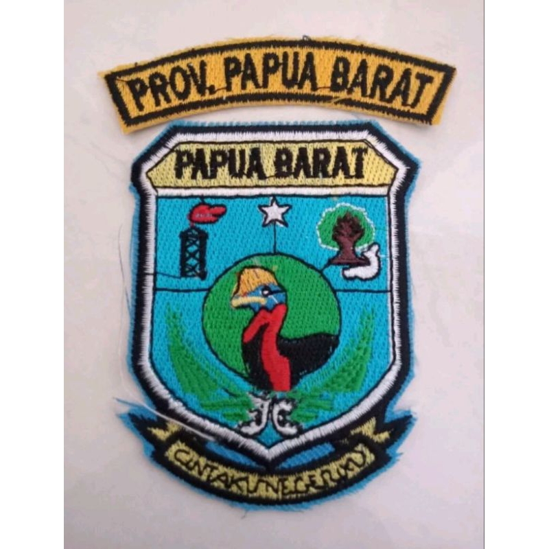 Jual LOGO BORDIR PAPUA BARAT BET PROVINSI PAPUA bordir pns pemda papua ...