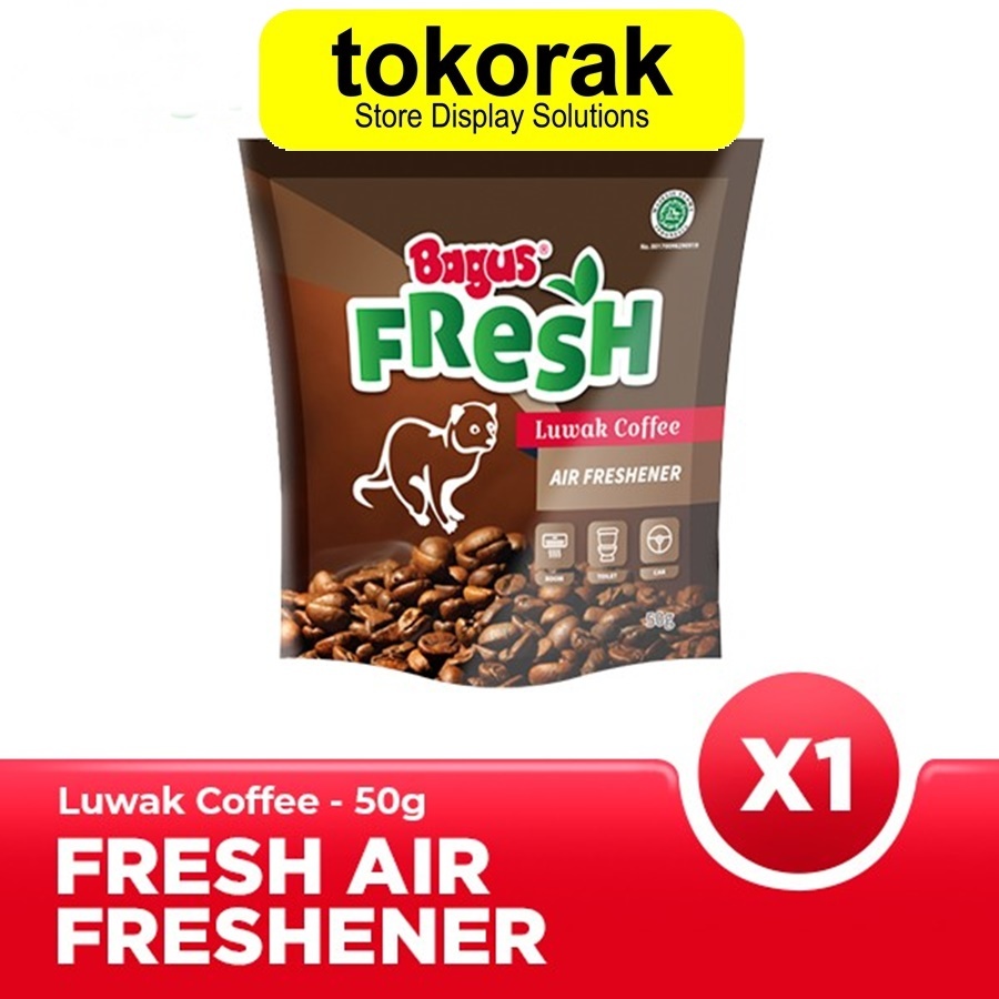 Jual BAGUS FRESH AIR FRESHENER POUCH 50 G LUWAK COFFEE PENGHARUM ...