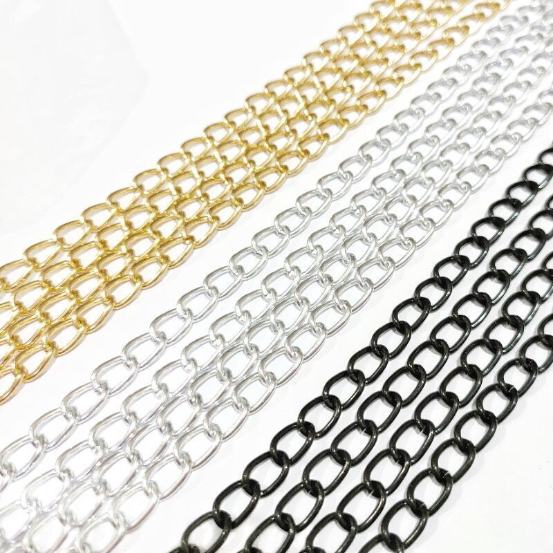 Jual Rantai Bulat Nuri Emas/Silver Per 2 Meter AR12 AR13 | Shopee Indonesia