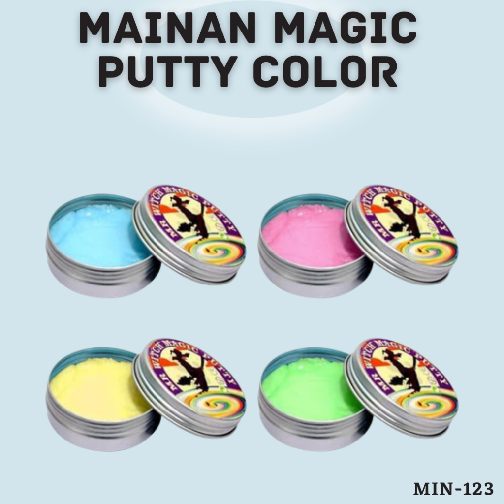 Jual Mainan Mr Witch Magic Laser Magic Putty Color Slime Change ...