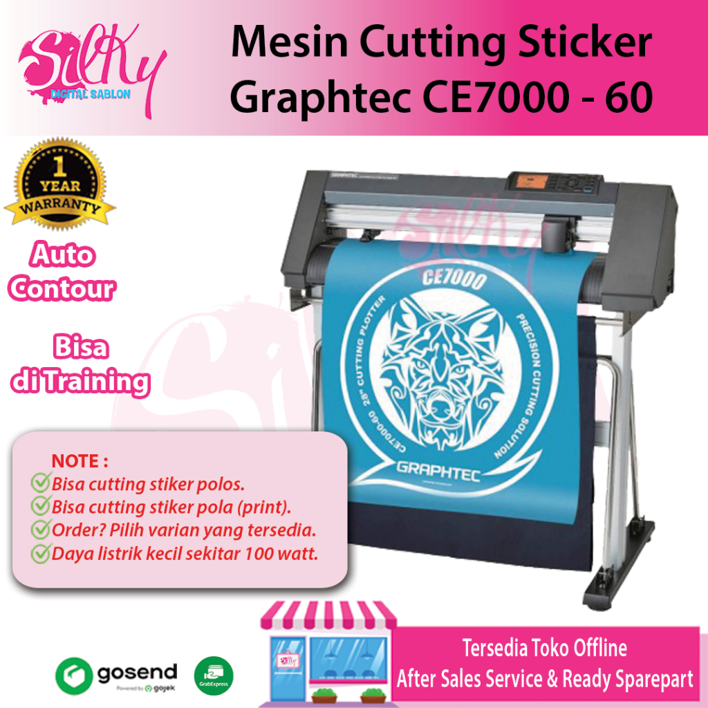 Jual MESIN CUTTING STICKER GRAPHTEC CE7000 - 60Cm | Shopee Indonesia