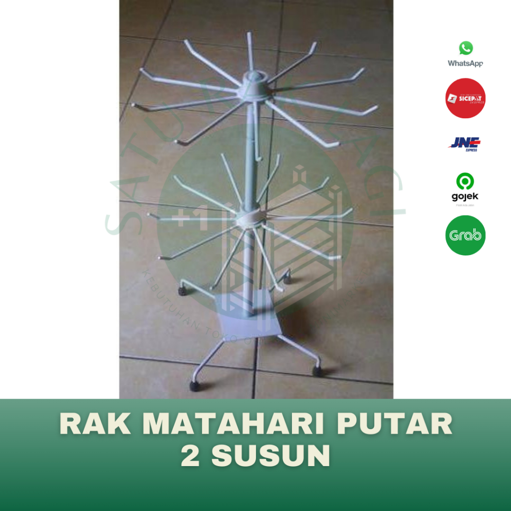 Jual Rak Matahari Putar 2 Susun Accesoris/Display | Shopee Indonesia
