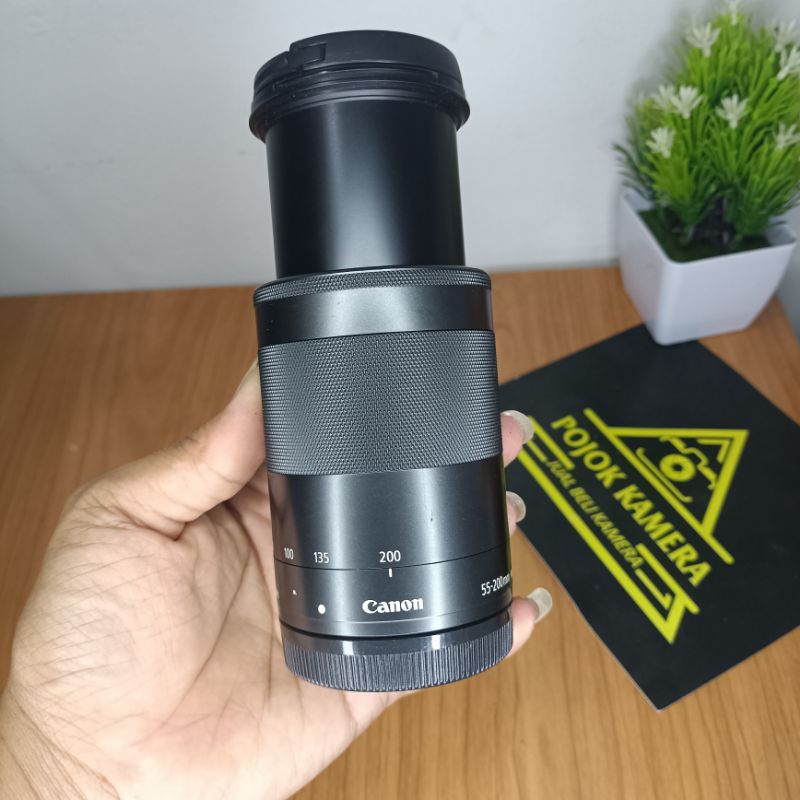 Jual Lensa Canon 55-200mm lensa miroless canon lensa tele canon 55-200 ...