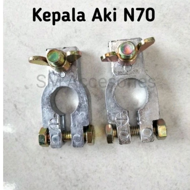 Jual Klem Aki mobil besar tipe N70 timah | Shopee Indonesia