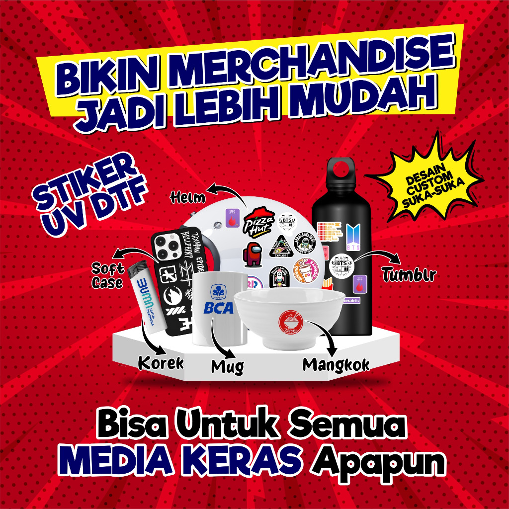 Jual Stiker DTF UV Cetak Print Decal Kering Sticker Timbul | Shopee ...