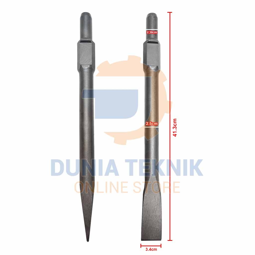 Jual Mata Bor Bobok Chisel HEX30 15Kg HM1306 Jack Hammer PH65 AZG15 KZG15 | Shopee Indonesia