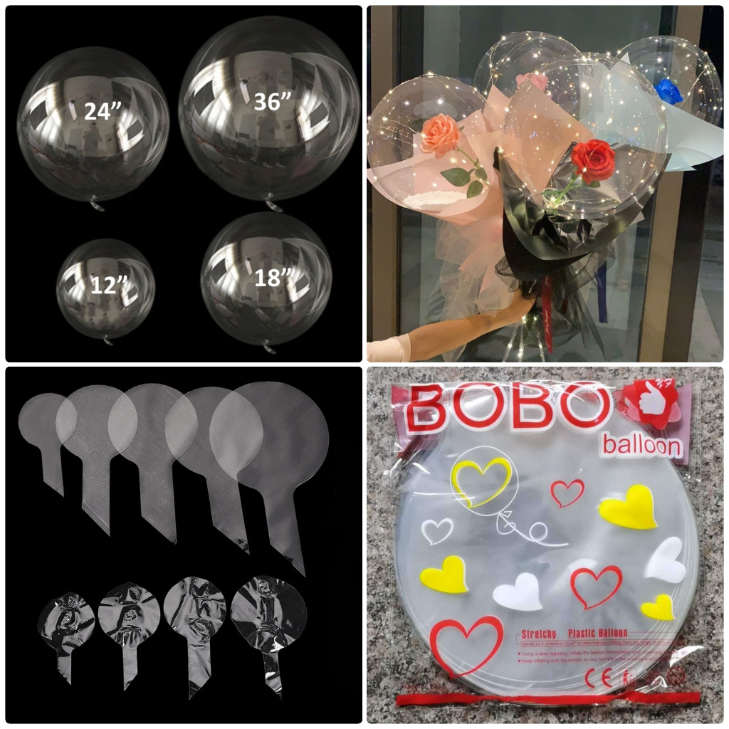 Jual AliMaMa - BALON BOBO - Balloon PVC Ballon Bening Tranparan ...