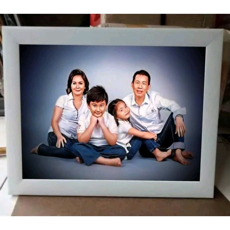 Jual FRAME 16R PIGURA UKURAN 16Rs 45 X 65 ( ada tambahan kertas tepi ...