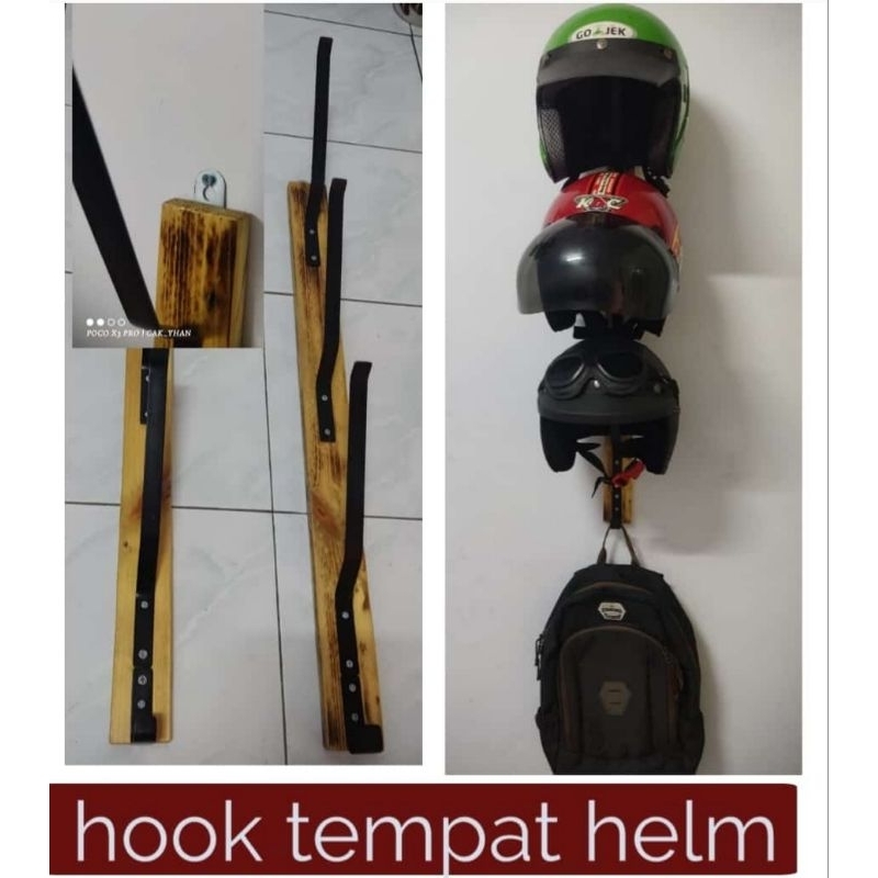 Jual Rak Helm / Gantungan Helm / Tempat Helm / Cantolan Helm Aesthetic | Shopee Indonesia