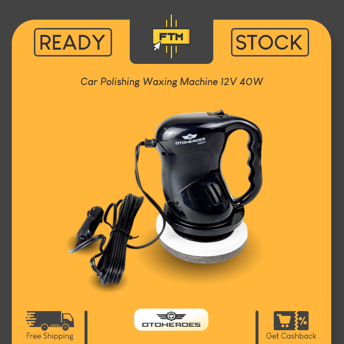 Jual Mesin Poles Mobil Car Polishing Waxing Machine 12V 40W - Black ...