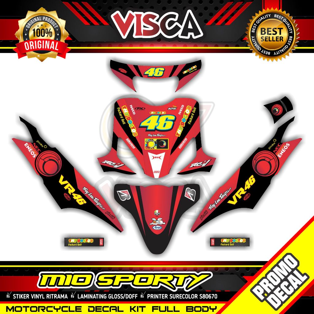 Jual Decal Mio Sporty Full Body Stiker Mio Sporty Full Body Striping ...