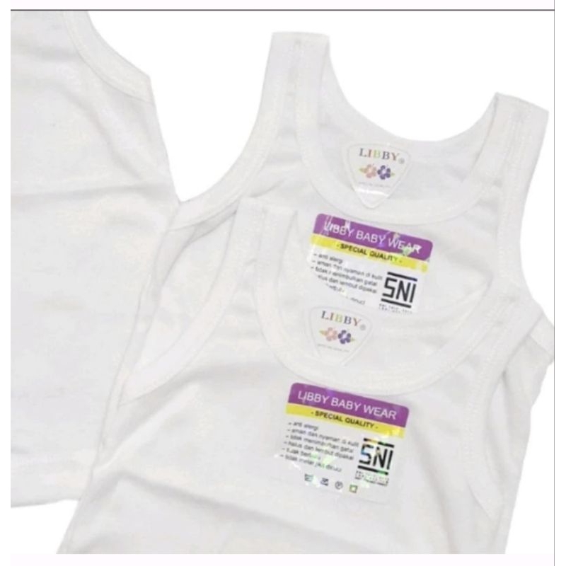 Jual Singlet Libby Polos Warna Dan Putih | Shopee Indonesia