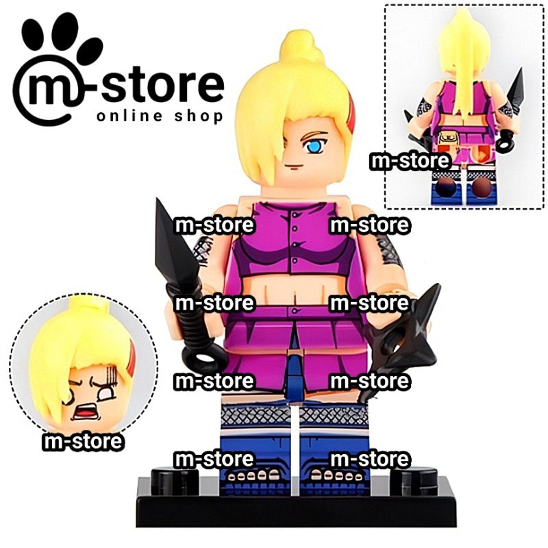 Jual brick naruto yamanaka ino mini toy figure | Shopee Indonesia