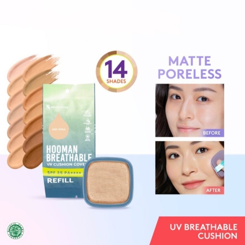 Jual SOMETHINC REFILL Hooman Breathable Cushion Cover SPF 35 PA++++ | Shopee Indonesia