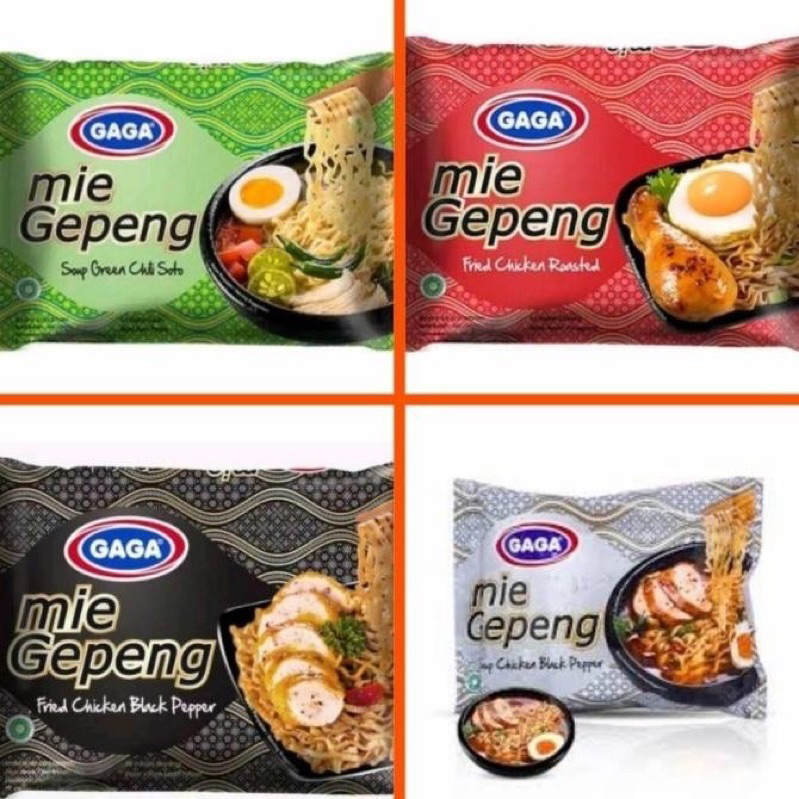 Jual Gaga Mie Gepeng Berbagai Varian Rasa ready stock | Shopee Indonesia