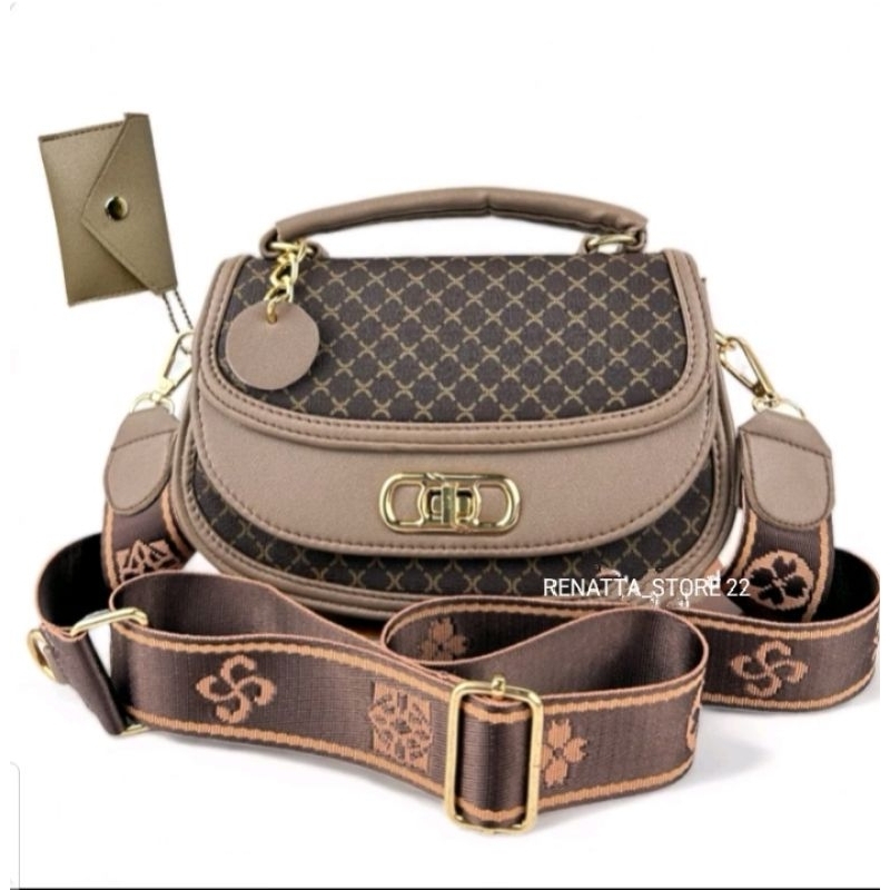 Jual tas slempang wanita handbag renata motif | Shopee Indonesia