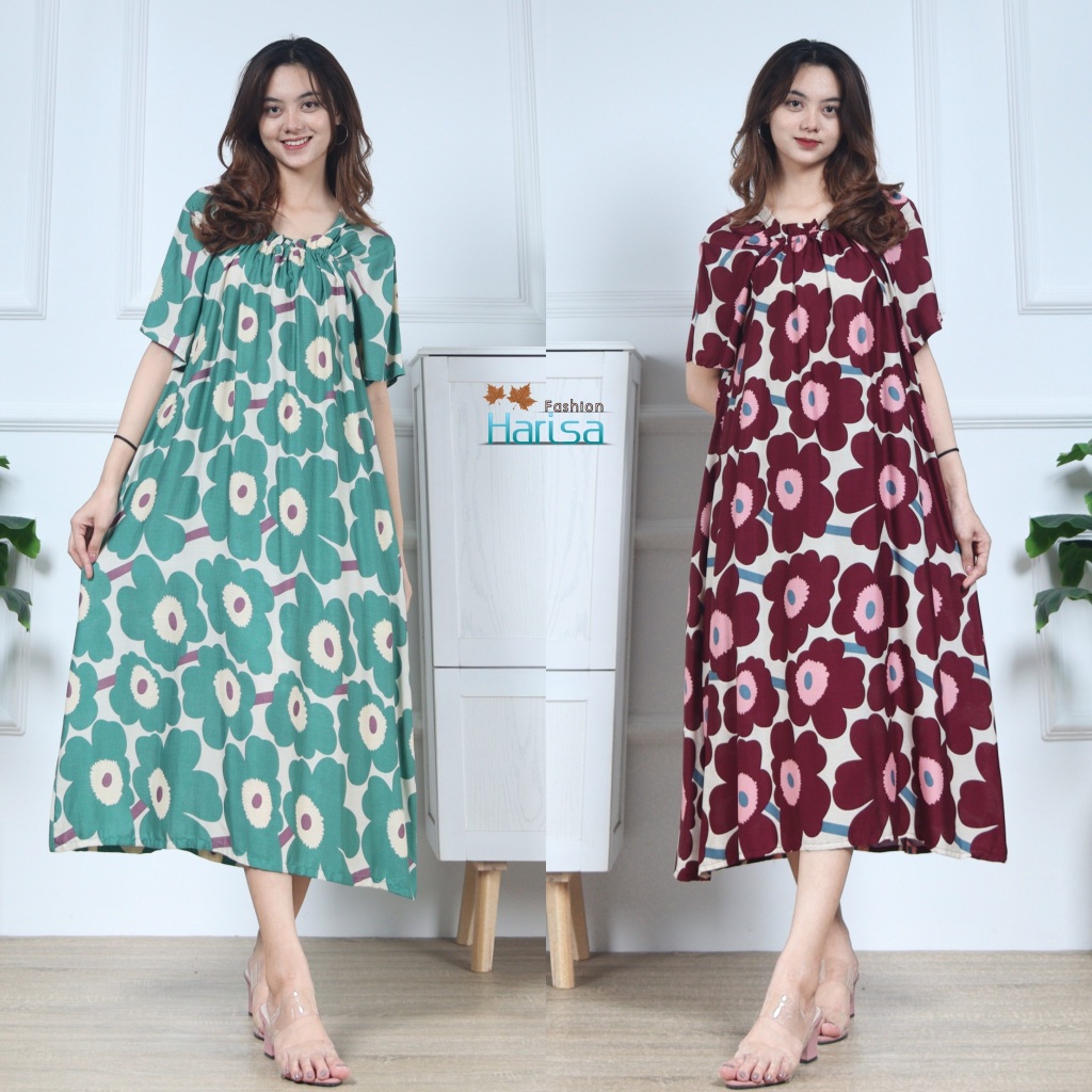 Jual Daster Kerut Yeluna All Size Rayon Premium | Shopee Indonesia