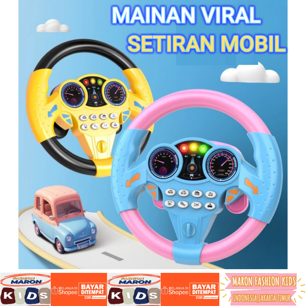 Jual Mainan Setir Mobil Anak Setiran Edukasi Bayi Laki Laki Perempuan ...