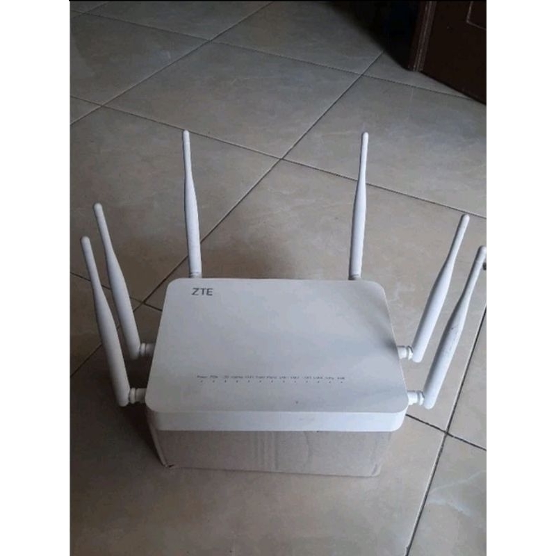 Jual ZTE ZXHN F670 6antena Gpon ONT PREMIUM modem router access point ...