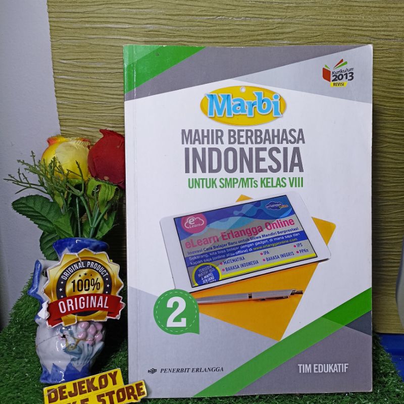 Jual Marbi Mahir Berbahasa Indonesia kelas 8 Erlangga | Shopee Indonesia