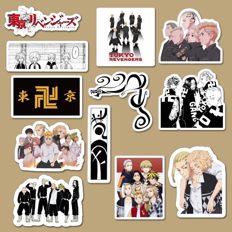Jual Sticker Anime Tokyo Revengers Mikey Sano Manjiro Draken Mitsuya ...