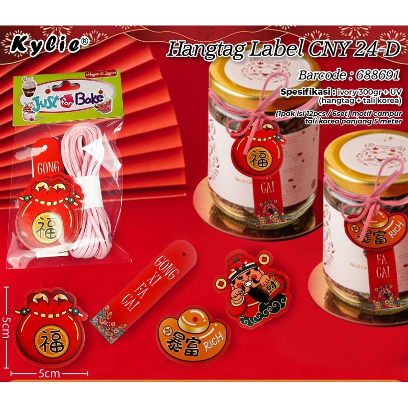 Jual hangtag CNY imlek label 24D | Shopee Indonesia