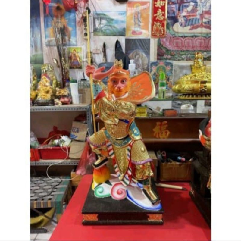 Jual patung kera sakti/ sun go kong/ Tai sing kong- berdiri- 19inch ...