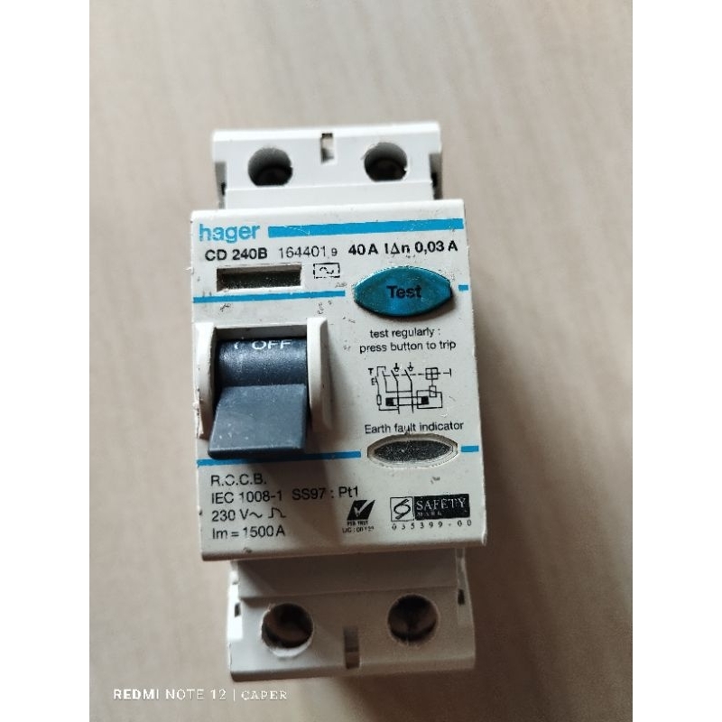 Jual RCCB HAGER, RCCB ABB second/bekas pakai | Shopee Indonesia