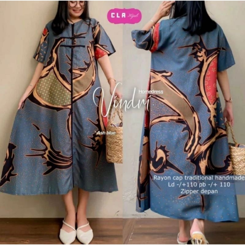 Jual SEMERBAK BATIK ORI SEKDRES DASTER PAYUNG JELITA HOMEDRESS KEKINIAN ...