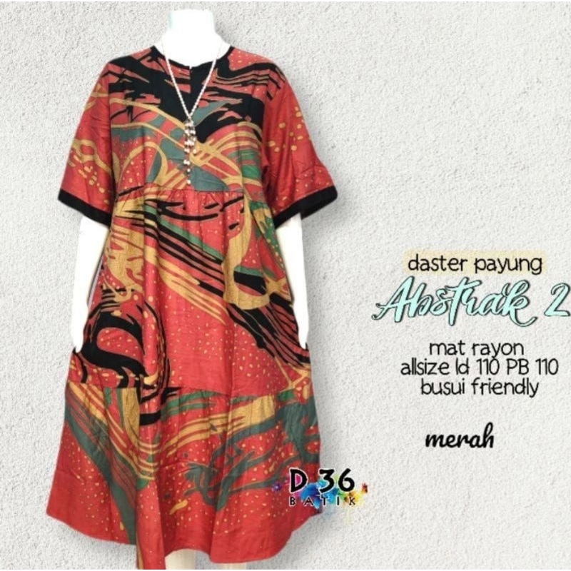Jual SEMERBAK BATIK ORI SEKDRES DASTER PAYUNG JELITA HOMEDRESS KEKINIAN ...