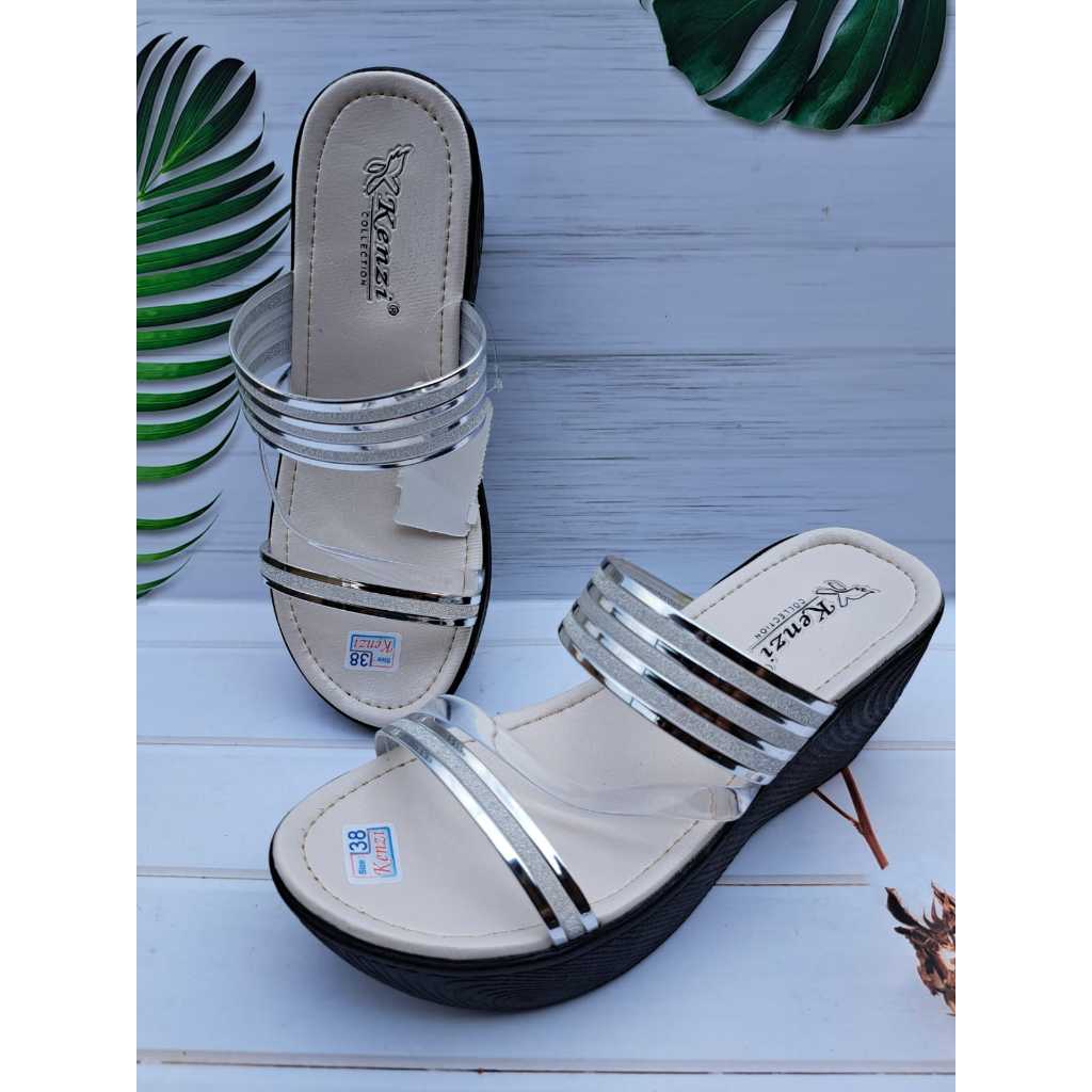 Jual Sandal Wedges Wanita Model Jelly Terbaru 2024 Hak Tinggi 7 cm ...
