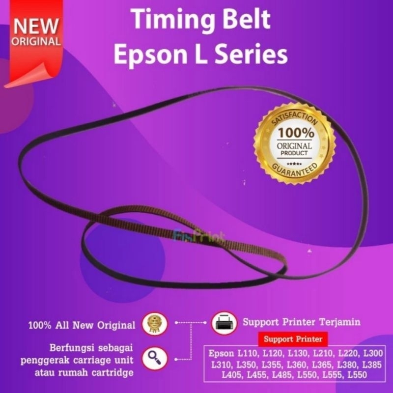 Jual Timing Belt Carriage Motor Printer Epson L110 L120 L121 L350 L355 ...