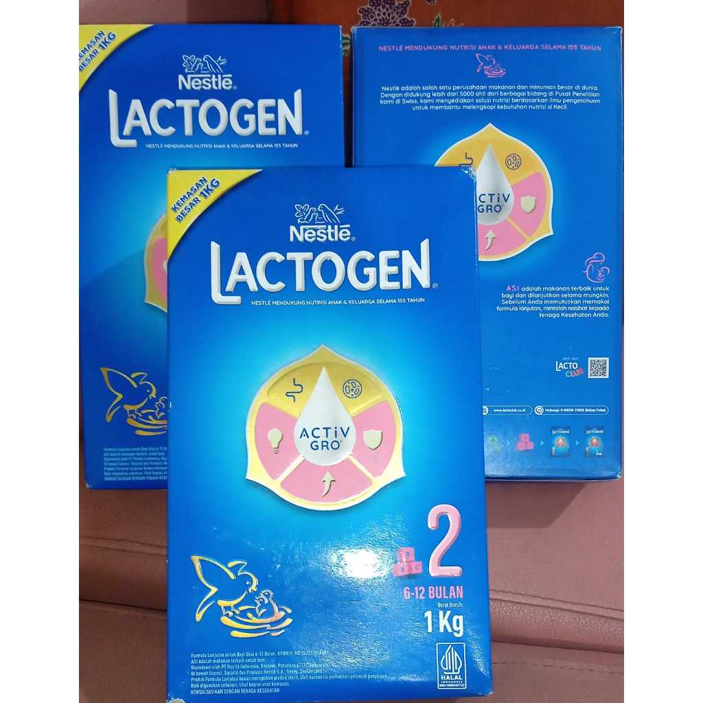 Jual Lactogen 2 Susu Formula 6-12 Bulan Box 1kg | Shopee Indonesia