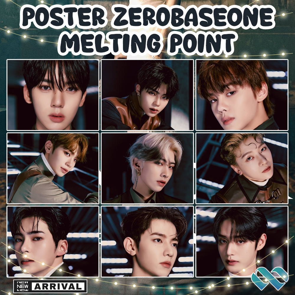 Jual Poster ZEROBASEONE ZB1 MELTING POINT | Poster Kpop A4 A5 A6 Murah ...
