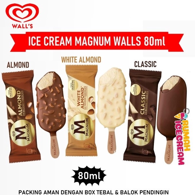 Jual PAKET LENGKAP EsKrimIceCream Magnum Walls 8ml | Shopee Indonesia