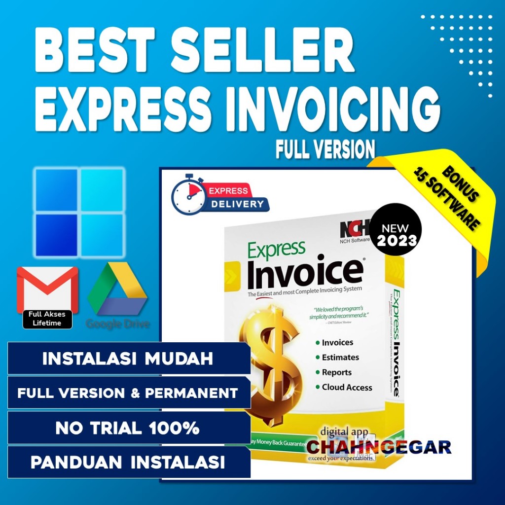 Jual NCH Express Invoice Plus 2024 Full Lisensi Lifetime Software ...