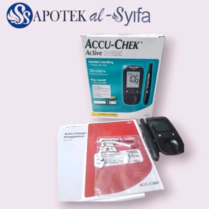 Jual ALAT SAJA-ACCU CHECK ACTIVE GLUCOSE DENGAN BOX | Shopee Indonesia