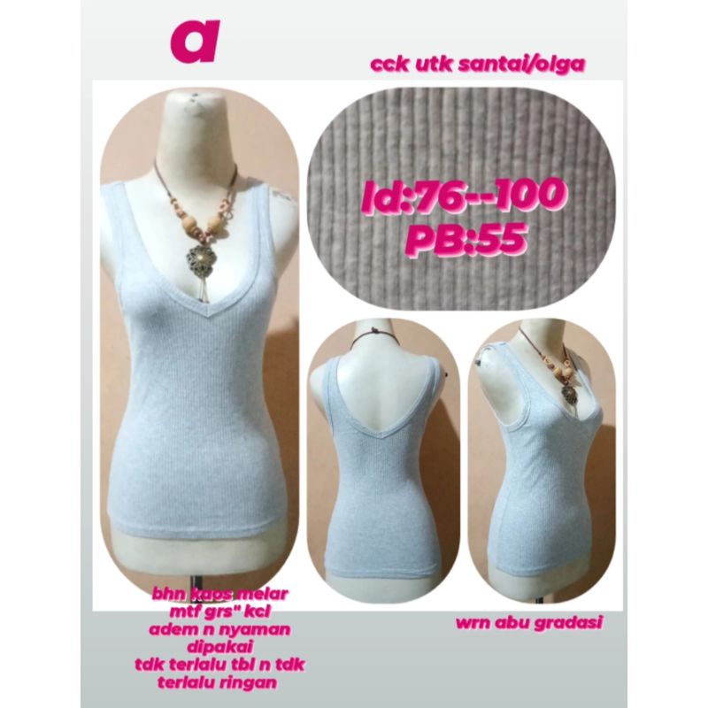Jual TENKTOP/A3/Tenktop Presbody/Tenktop Wanita Knit Murah/Atasan ... Jual TENKTOP/A3/Tenktop Presbody/Tenktop Wanita Knit Murah/Atasan ...