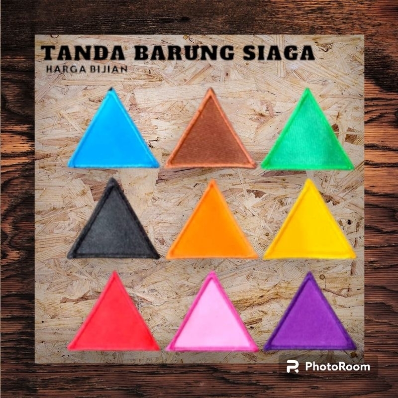 Jual Bed Bedge Tanda Barung Pramuka Bordir 10 macam warna | Shopee ...