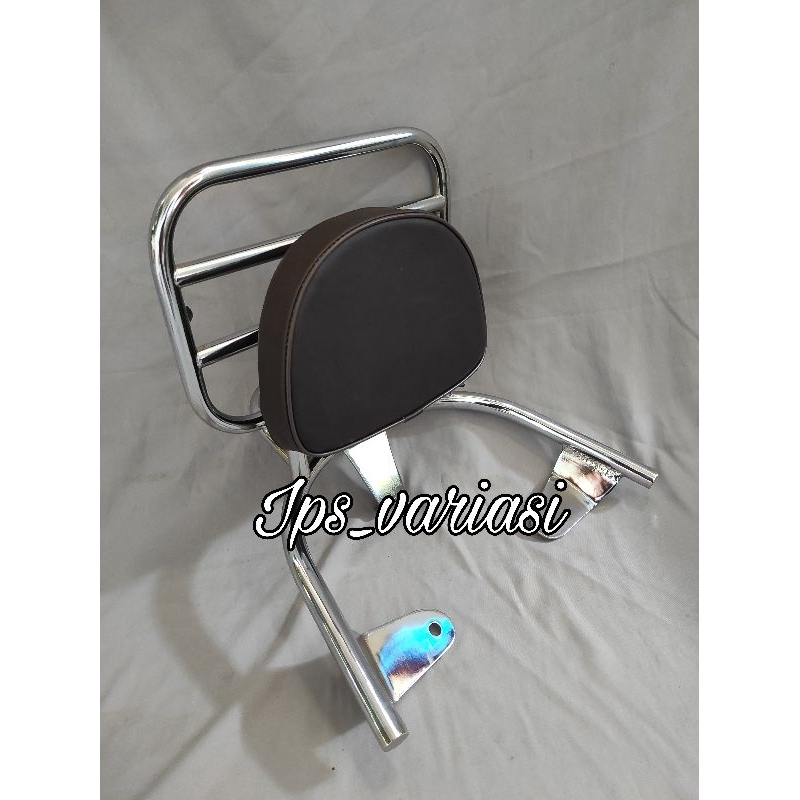 Jual backrack benelli panarea plus busa/bantalan aksesoris motor ...