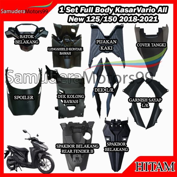 Jual Full Body Kasar Bodi Honda Vario 125/150 All New 2018-2021 Fullset ...