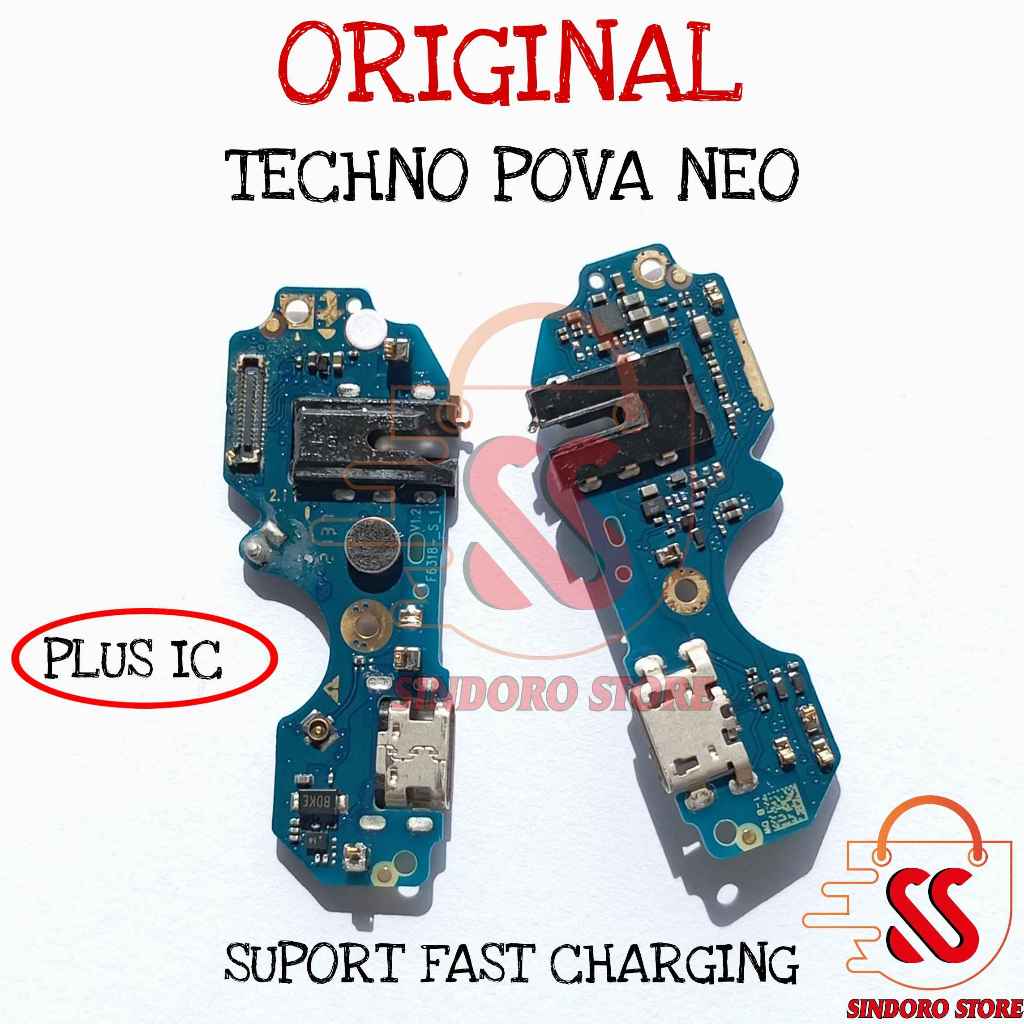 Jual Konektor Charger Tecno Pova Neo Pcb Papan Cas Usb Board Mic ...
