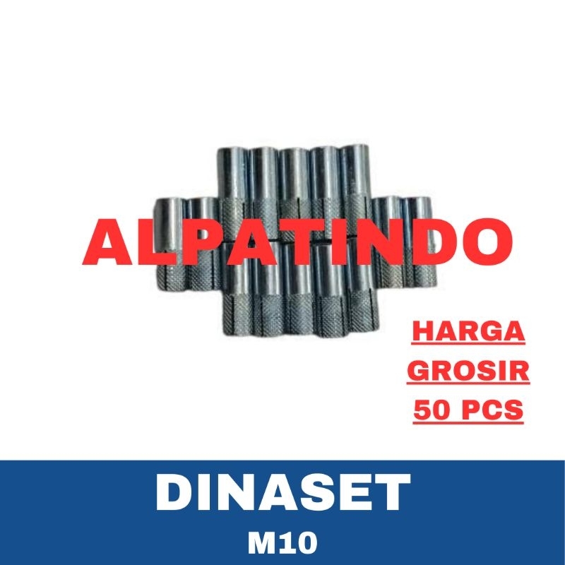 Jual Dinaset M 10 / Dynaset M 10 / Drop in Anchor M 10 / Dinaset 10 mm | Shopee Indonesia