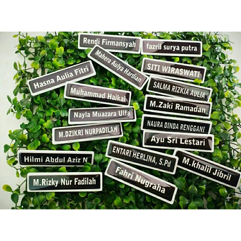 Jual Papan Nama Name Tag Akrilik / nama dada / name tag murah | Shopee ...