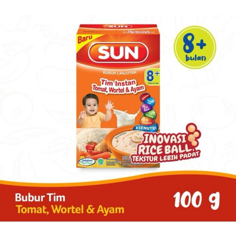 Jual SUN BUBUR BAYI BUBUR FORTIF MPASI | Shopee Indonesia