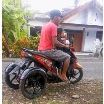 Jual Rangka Modifikasi Motor Roda 3 beat, beat street, Scoopy old.Mio ...