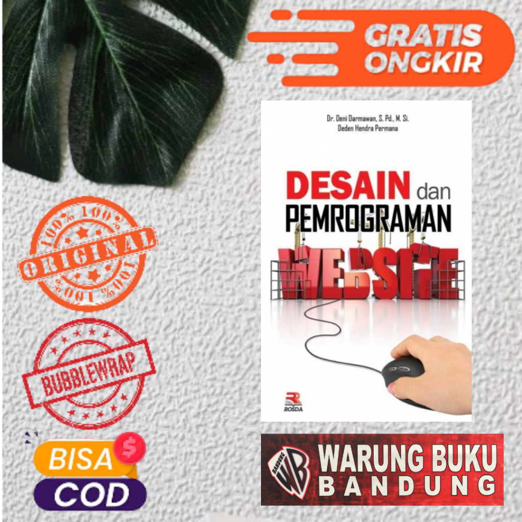 Jual Buku Desain dan Pemrograman Website - Dr. Deni Darmawan, S.Pd., M.Si. | Shopee Indonesia