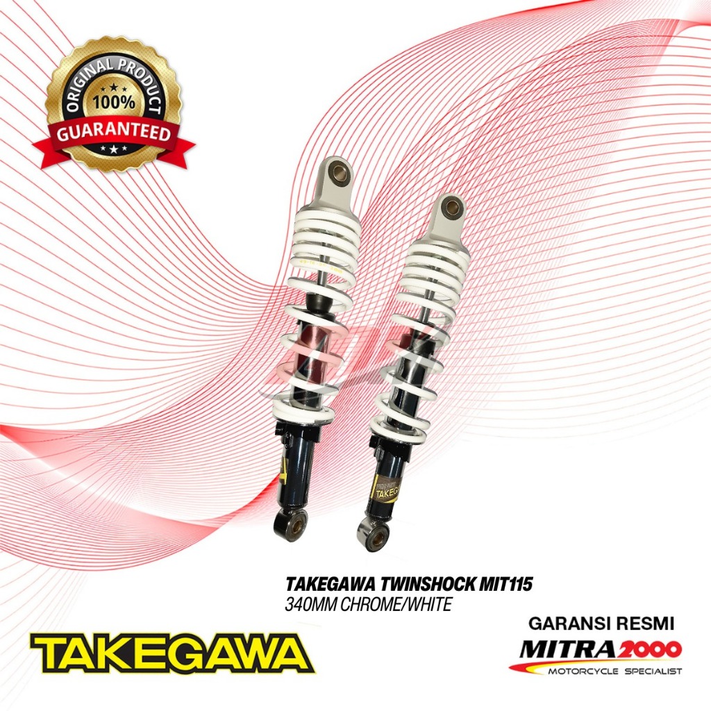 Jual TwinShock Takegawa MIT115 340MM | Shopee Indonesia