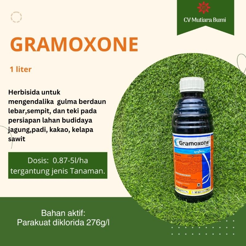Jual HERBISIDA | GRAMOXONE 1liter | OBAT RUMPUT PADA JAGUNG,PADI, DAN ...