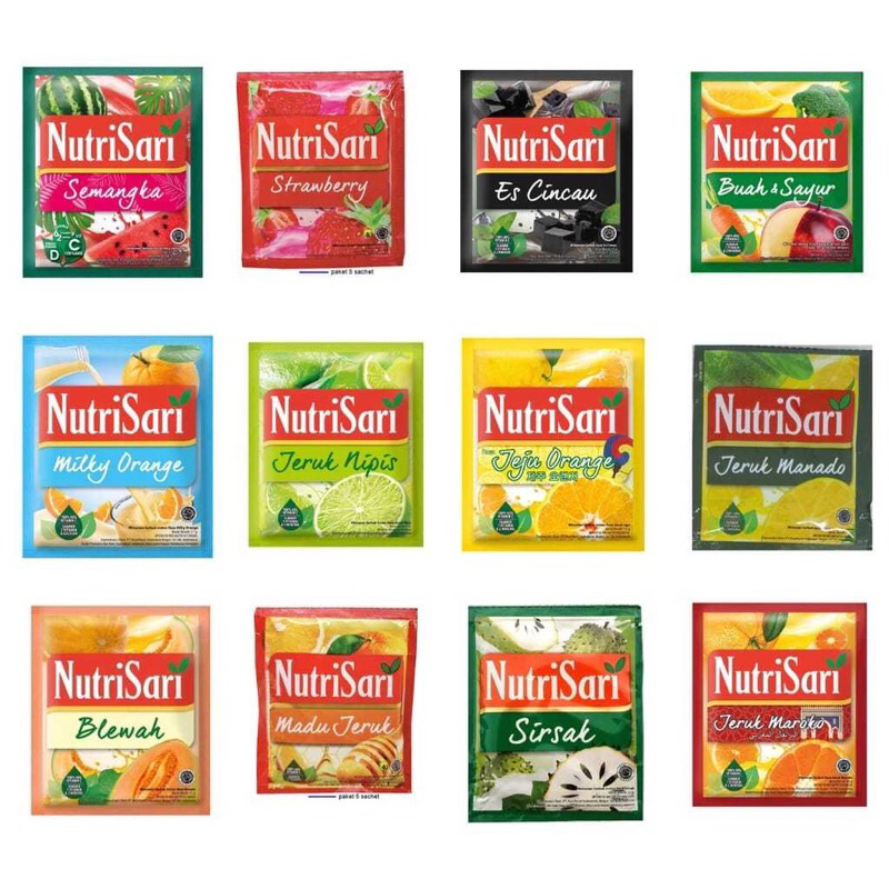 Jual NUTRISARI ALL VARIANT (Renceng) | Shopee Indonesia